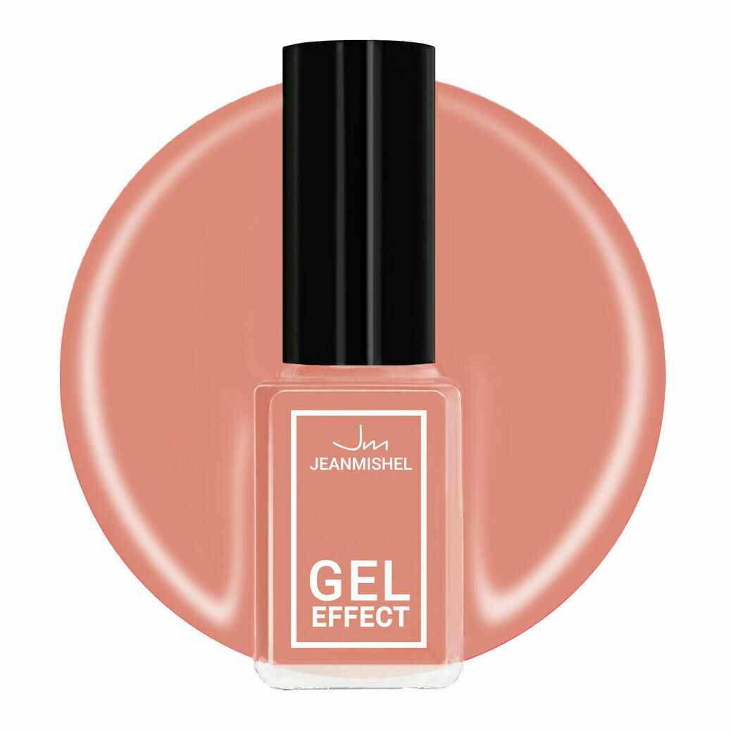 Лак для ногтей Jeanmishel Gel Effect, тон: 138 Розовый персик, 6 мл