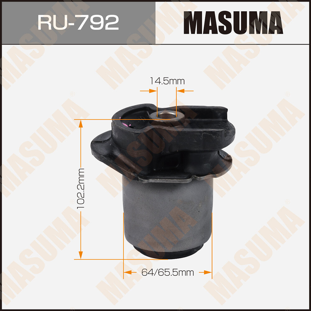 Сайлентблок Toyota Alphard 02-, Estima (R30) 00-, Previa 00- задней балки Masuma