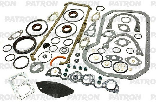 Комплект прокладок двигателя полный без прокладки ГБЦ Audi. VW 1.6D/TD 80-93 PATRON арт. PG1-1027