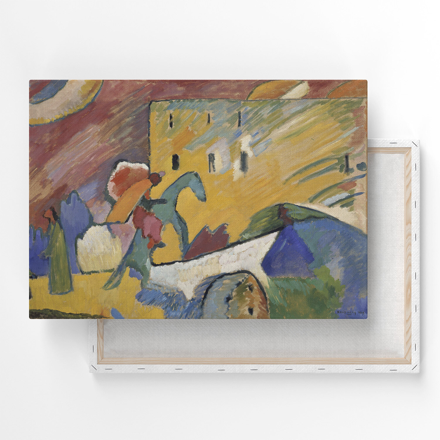 Картина на холсте, репродукция / Кандинский Василий / Размер 40 x 53 см