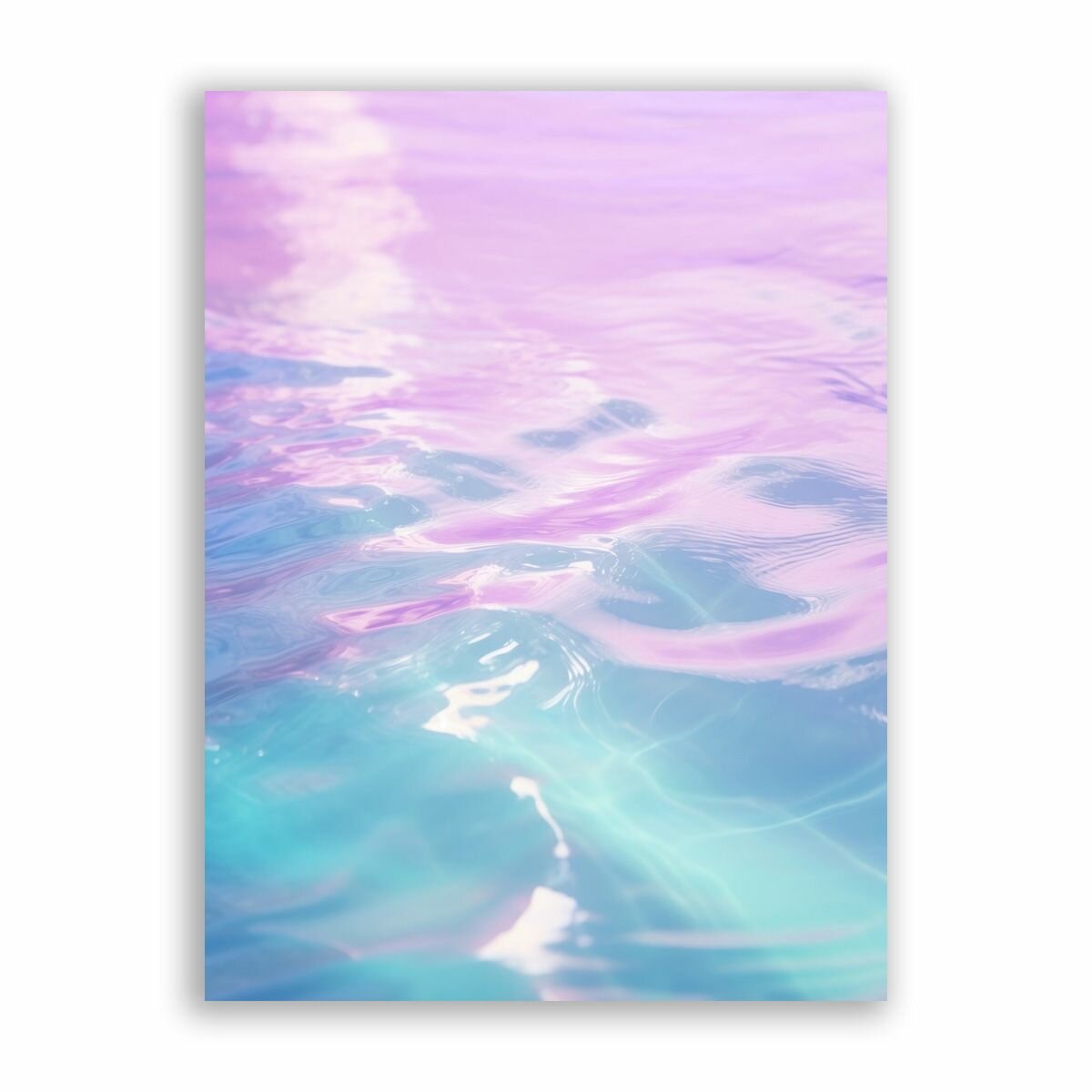 Постер, плакат на бумаге / AI Вода / Размер 30 x 40 см