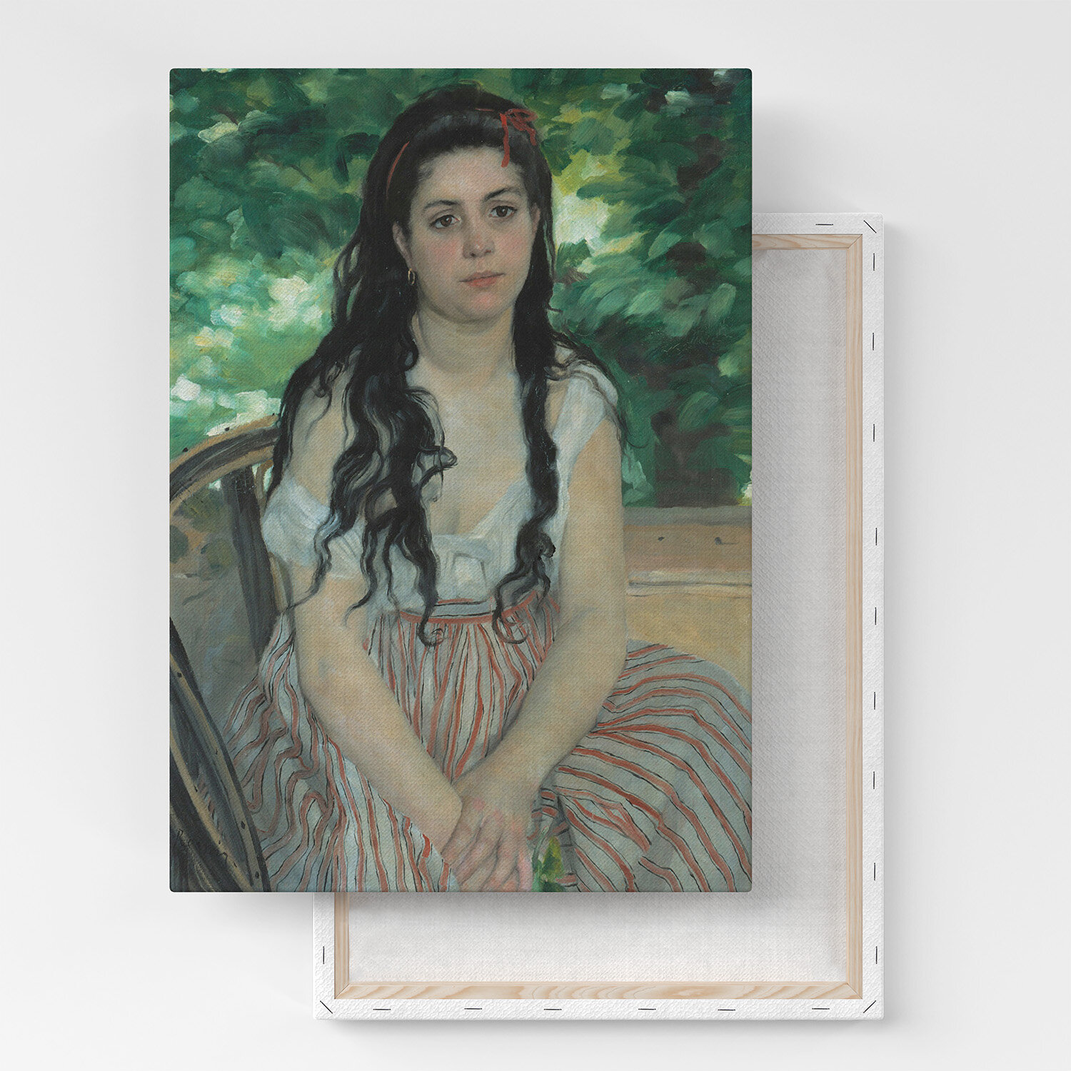 Картина на холсте, репродукция / Ренуар Пьер - Лето / Размер 80 x 106 см