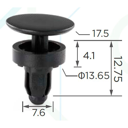Клипса нажимная распорная (OEM: 91508SR3000) 773121