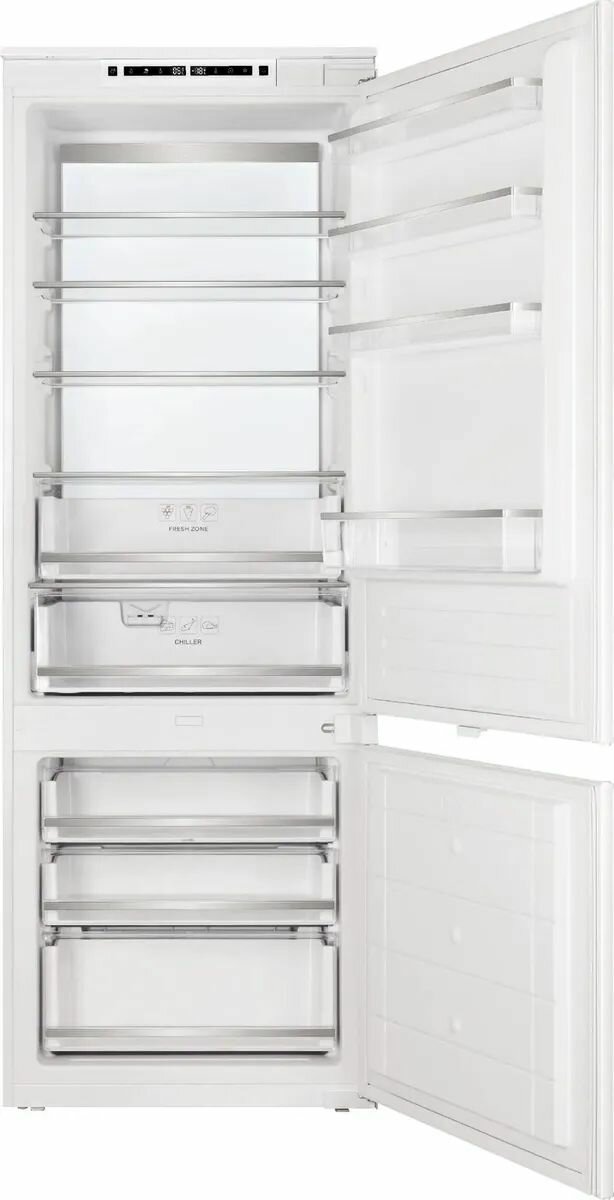 Встраиваемый холодильник HIBERG i-RFCB 500F NFW RU