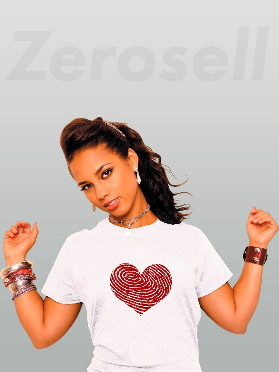 Футболка парная отпечаток сердца