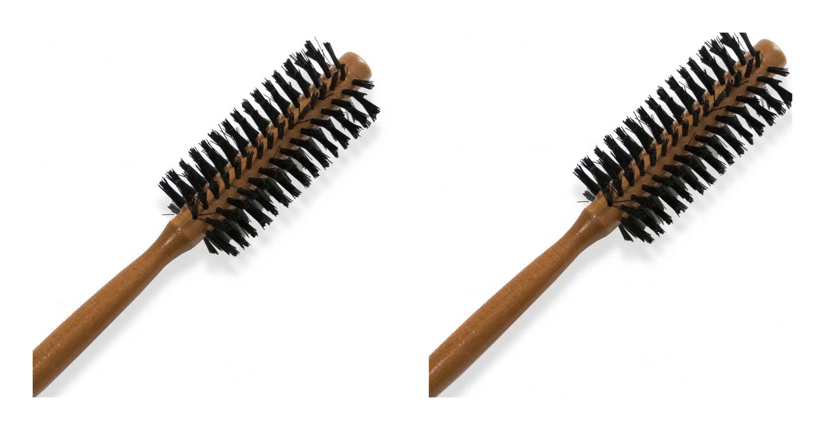 Расчёска массажная Брашинг Belita со щетиной, цвет натуральное дерево, 21 см, 2 шт.