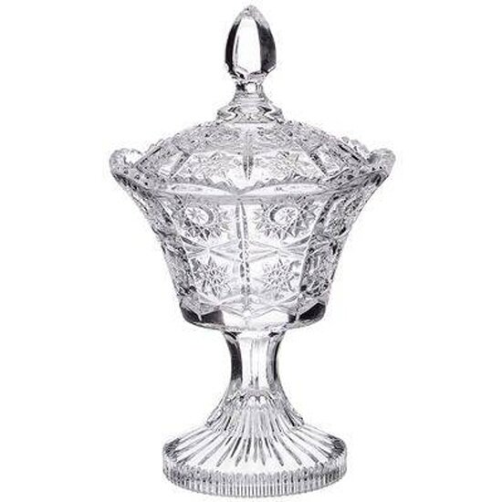 Конфетница на ножке Lefard "muza crystal" 12x12x20 см.