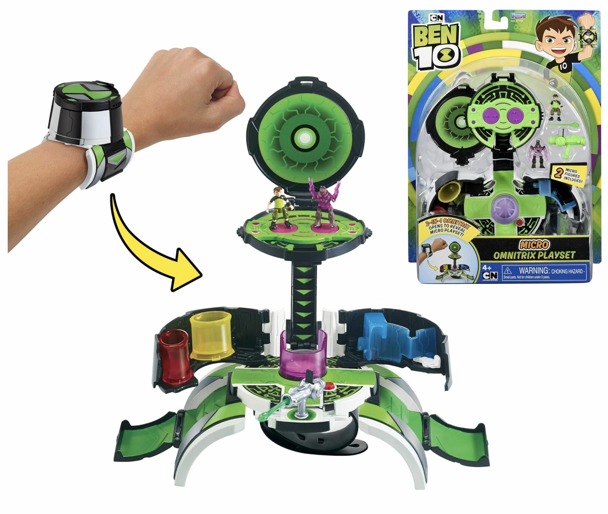 Игровой набор Микро мир Омнитрикс Бен 10 Ben 10 Inside The Omnitrix Micro World Playset 77723