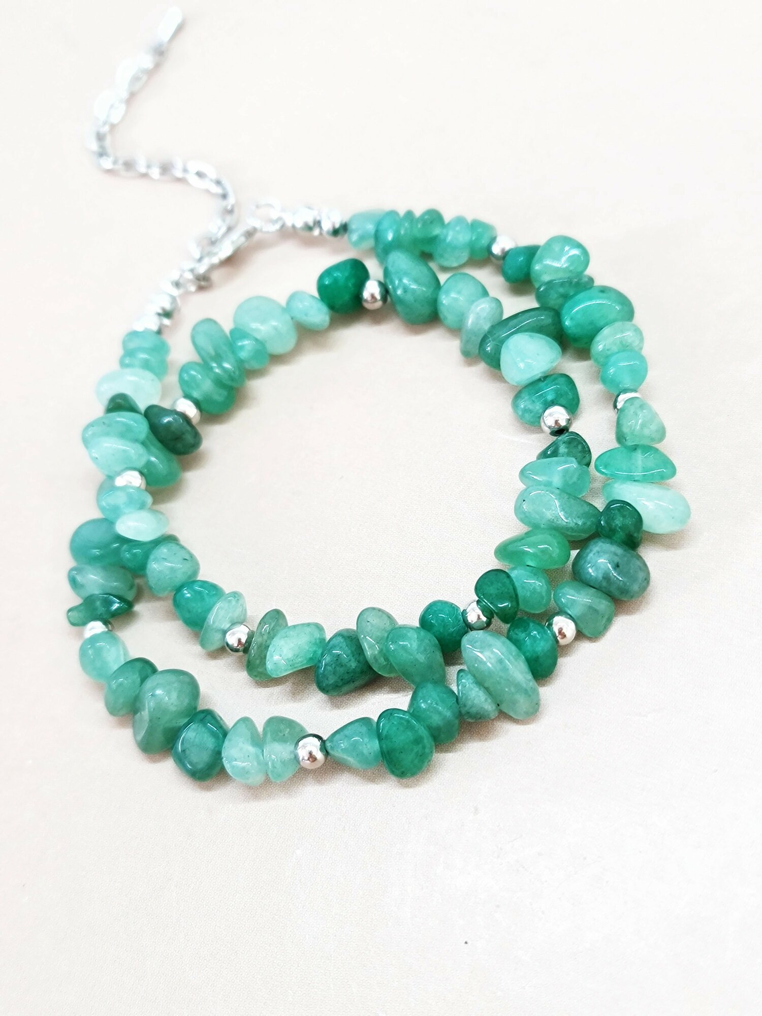 Чокер ENJOY Украшения из камней, нефрит