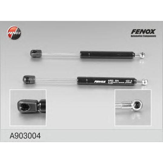 Амортизатор багажника газовый для автомобиля Audi Seat Skoda Porsche Volkswagen, FENOX A903004 (1 шт.)