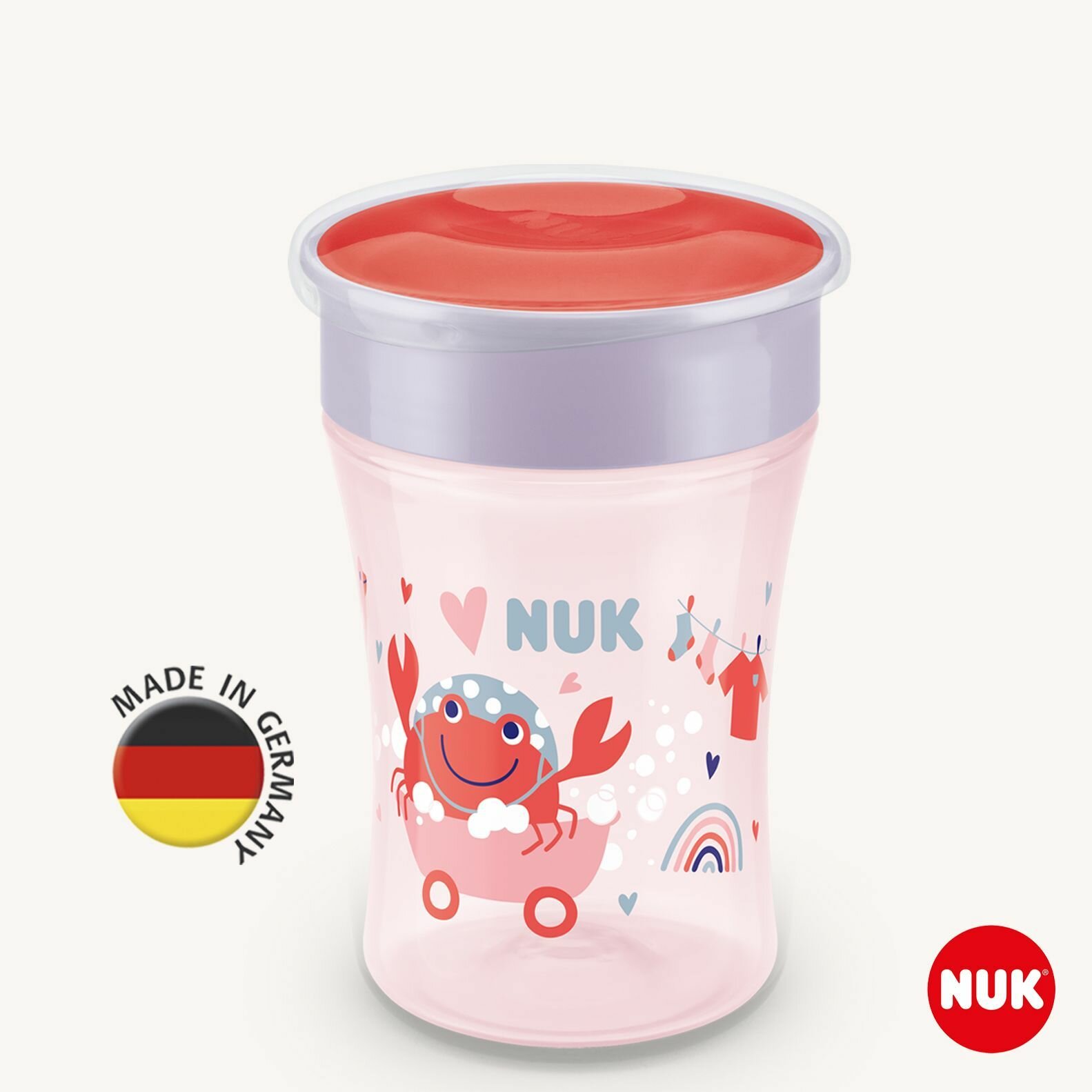 NUK EVOLUTION Поильник непроливайка для девочки MAGIC 230 мл 6-36 месяцев