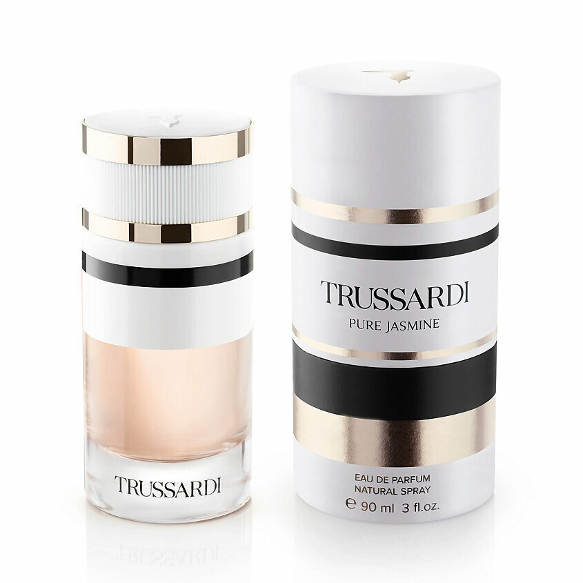 Парфюмерная вода Trussardi "Pure Jasmine", женская, 90мл, древесно-цветочно-гурманская