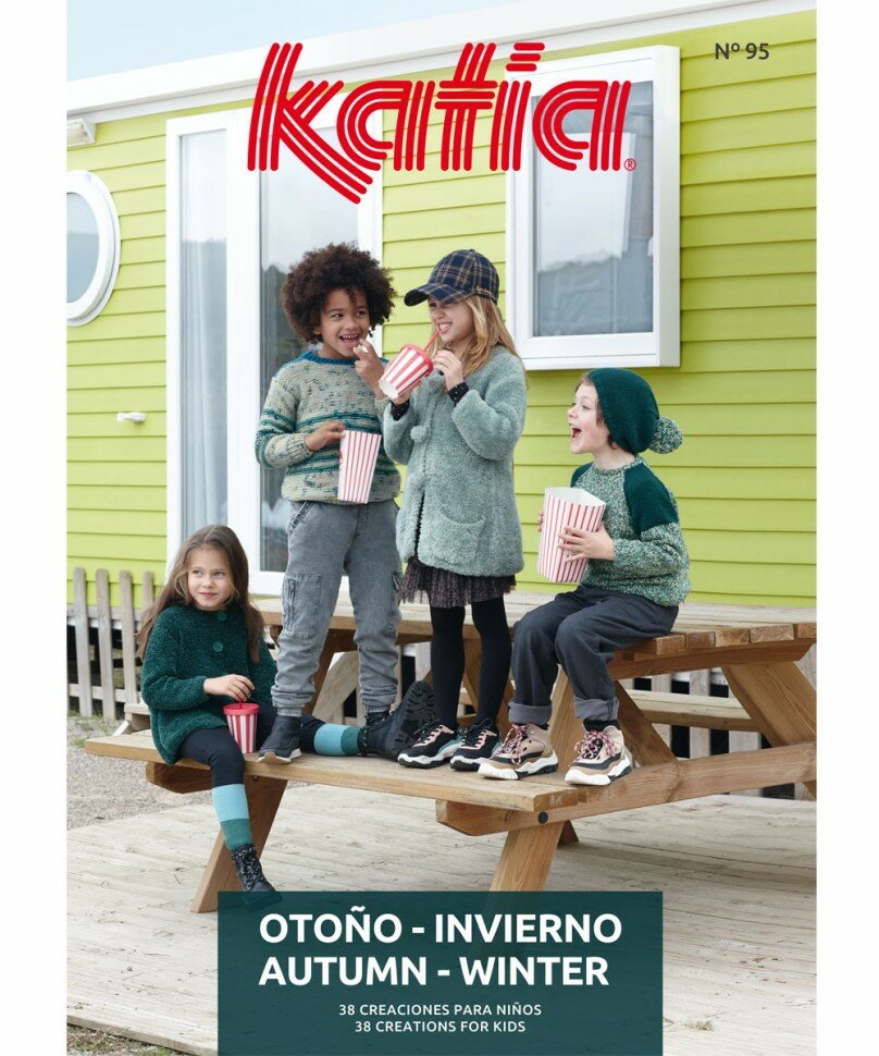 Katia 6231 Журнал с моделями по пряже B/KIDS 95 AW20-21, А4