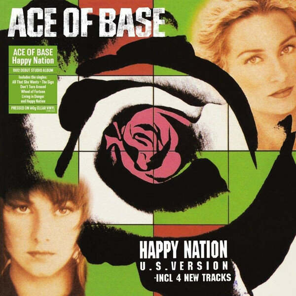 Виниловая пластинка Ace Of Base - "Happy Nation (U.S. Version) [Clear Vinyl]" (Demon Records)