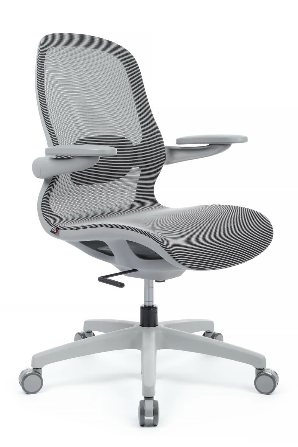 Компьютерное кресло Miller YSJ-300 Riva Design серая сетка/ серый пластик