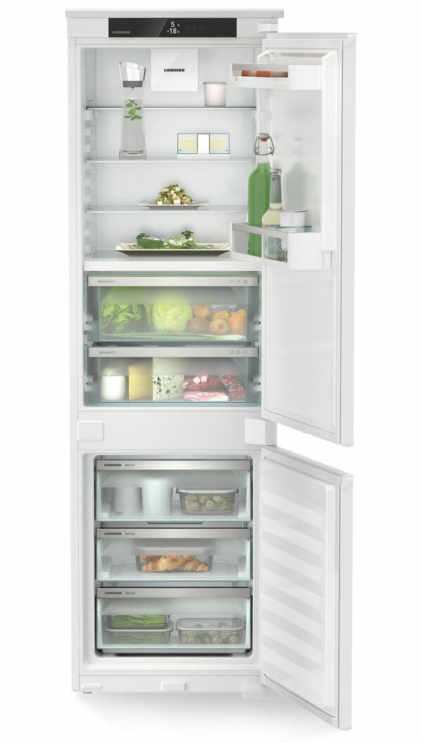 Встраиваемый двухкамерный холодильник Liebherr ICBNSd 5123-22 001 BioFresh No frost, белый