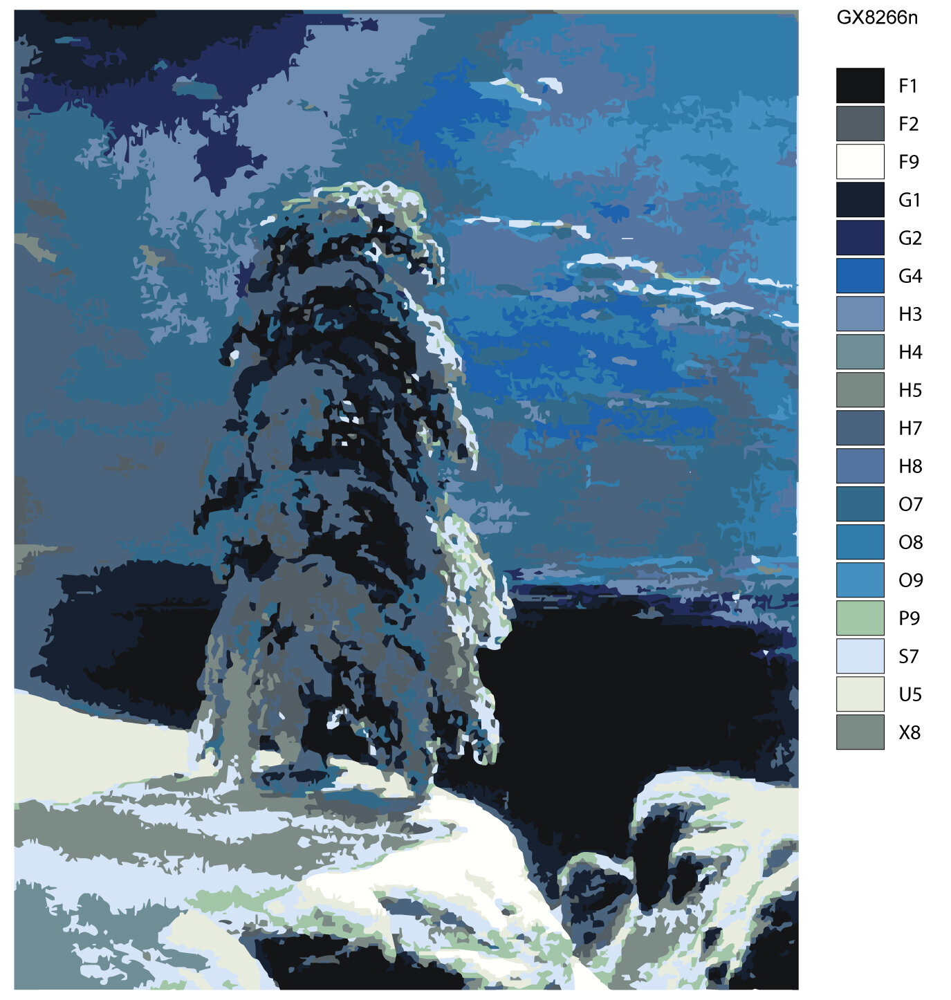Картина по номерам "На севере диком" Иван Шишкин GX8266 40_50