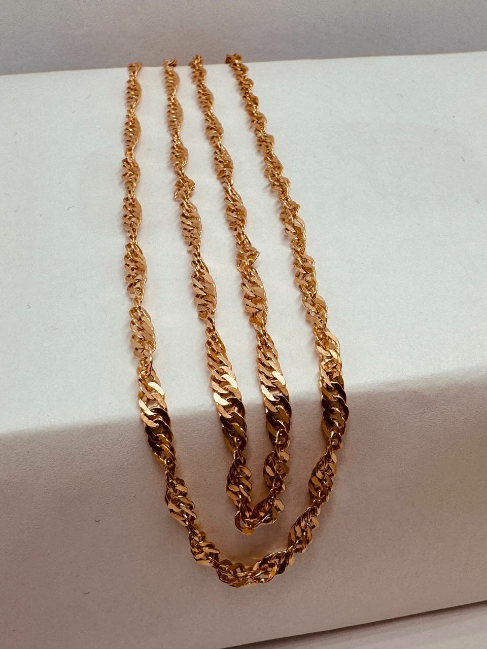 Цепь красное золото, 585 проба