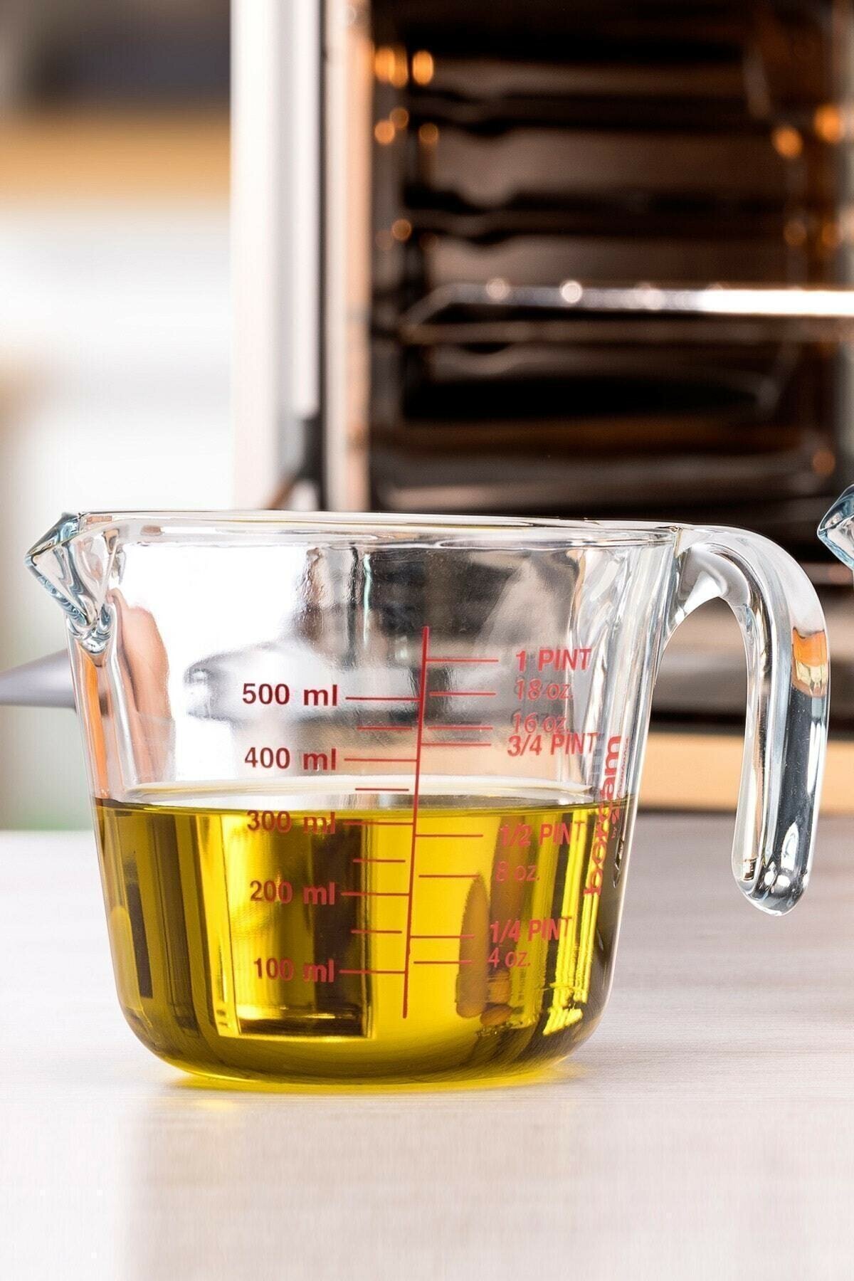 Стеклянная мерная кружка Borcam объемом 500мл