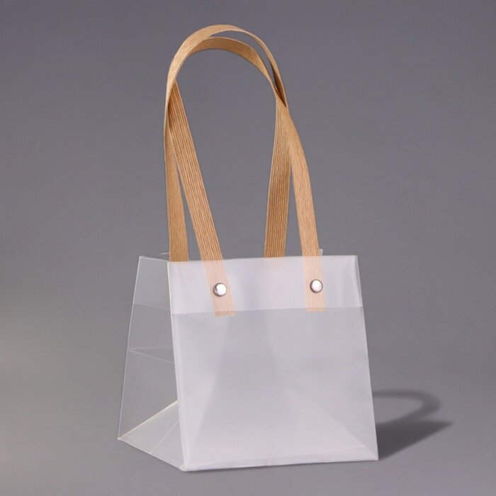 Пакет подарочный с квадратным дном, PP, 12×12×12 см