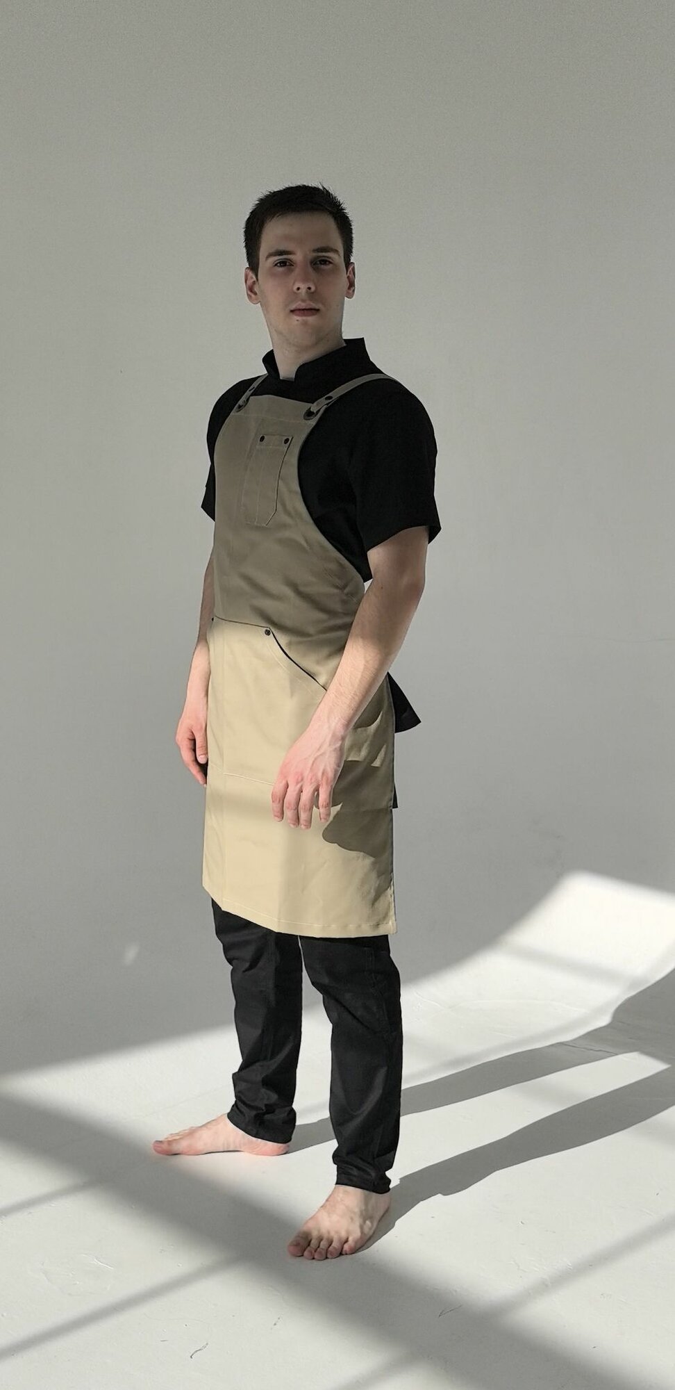 Фартук PROFFORMA RU106C0600K, универсальный, бежевый, влагоустойчивый, текстиль