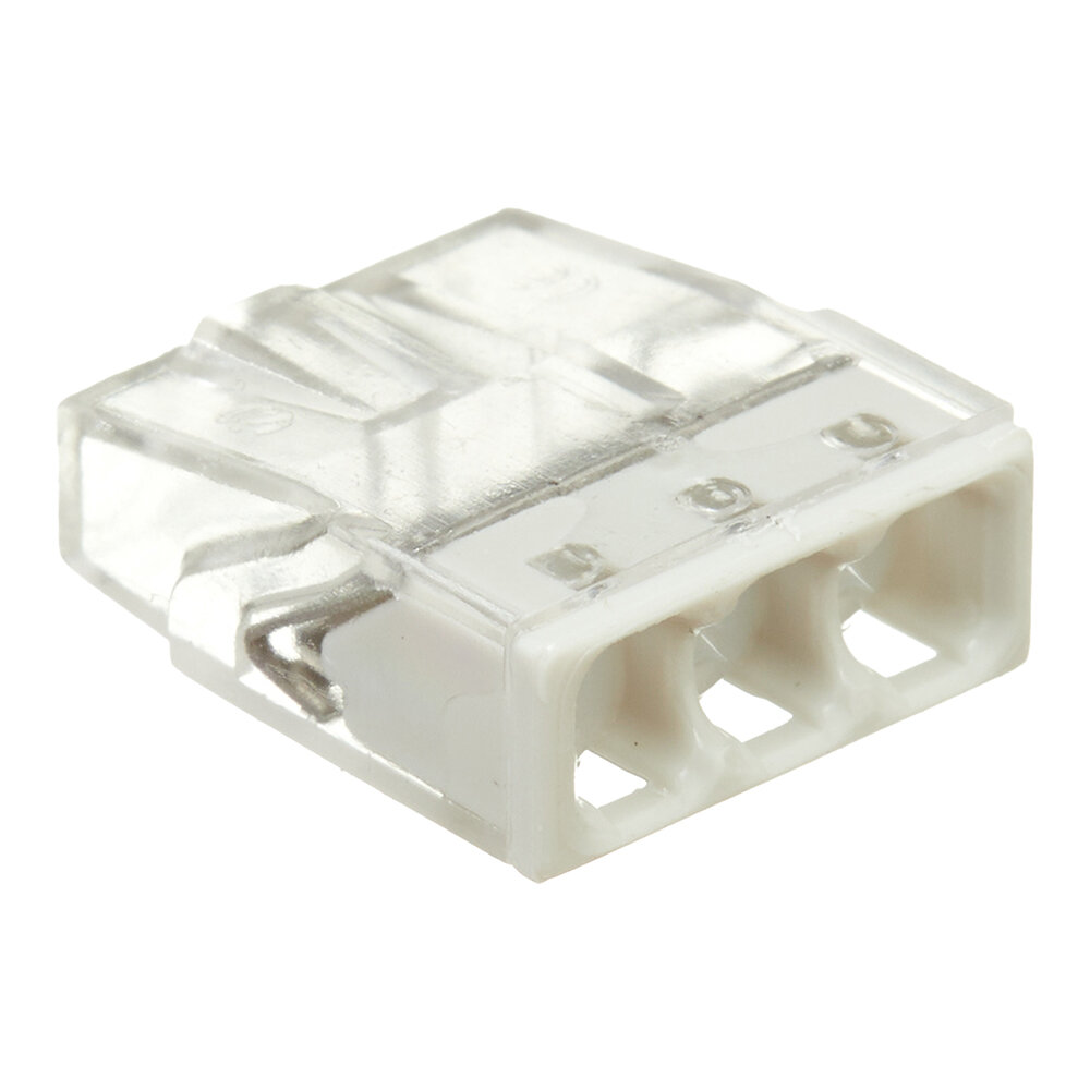 Клемма на 3 провода Stekker 49834 0,5-2,5 кв. мм самозажимная с пастой (20 шт.) (49834)