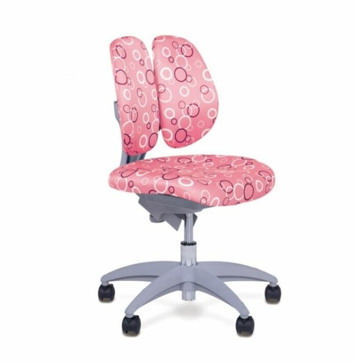 Детское кресло FunDesk SST9, розовое, без подлокотников, пластик, текстиль (Витринный образец!)
