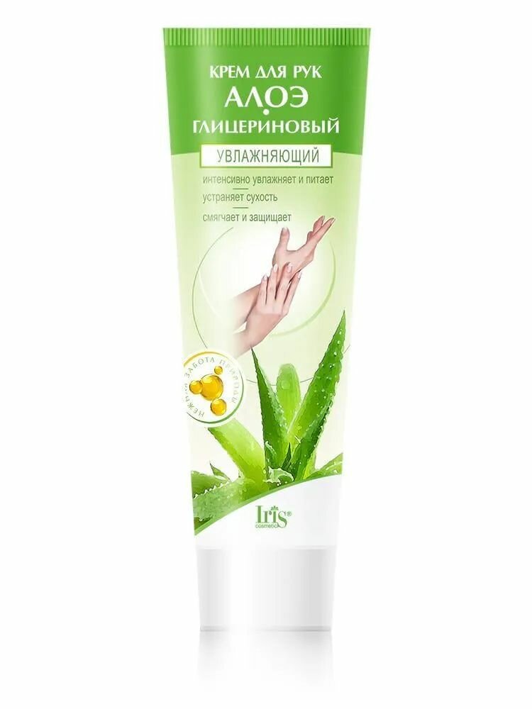 Iris cosmetic Крем для рук, Алоэ-глицериновый, 100 мл