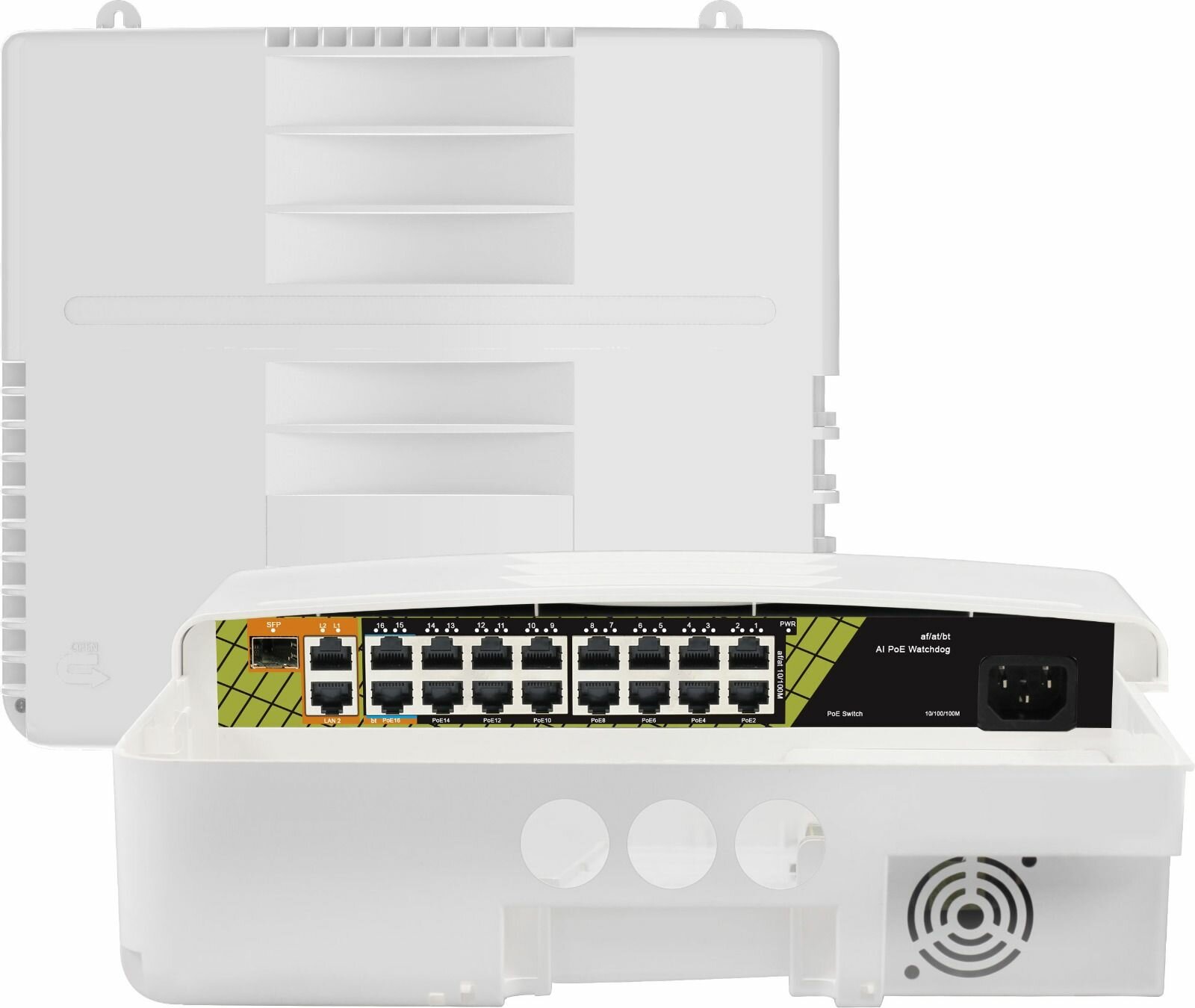 Уличный POE++ Коммутатор POE-8316PWS 100/1000Мбит