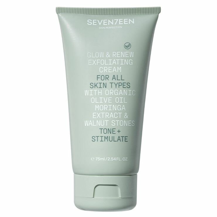 Крем Seventeen Skin Care Glow & Renew Exfoliating Cream, Отшелушивающий крем для лица "Сияние и обновление", 75 мл