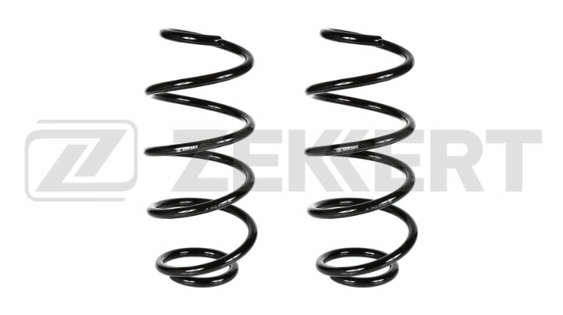 Пара передних пружин Zekkert Германия на Форд Фокус 3. Пружина на Ford Focus 3