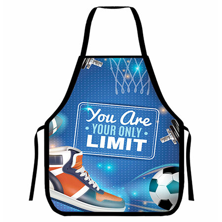 Фартук для труда, большой, печать на ткани ФДТ-33, спортивная жизнь