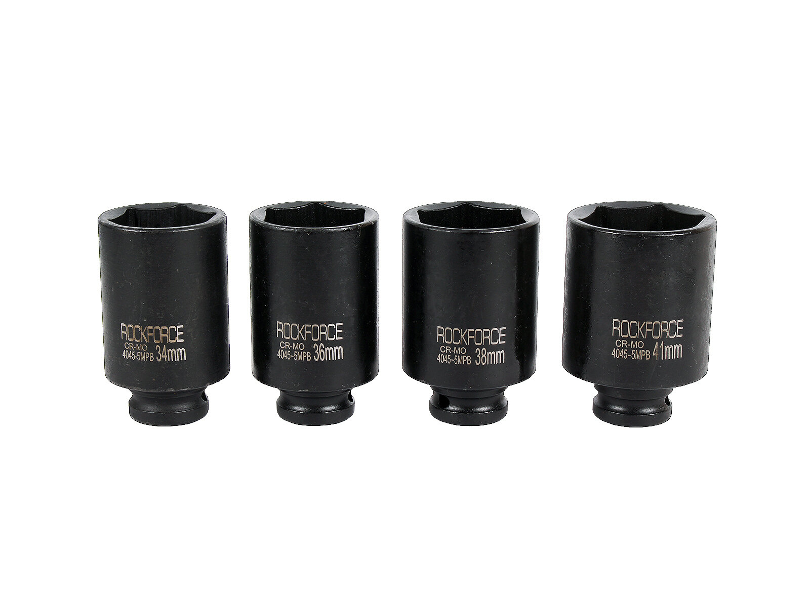 Набор головок ROCKFORCE ударных высоких шестигранных 4 предмета 1/2