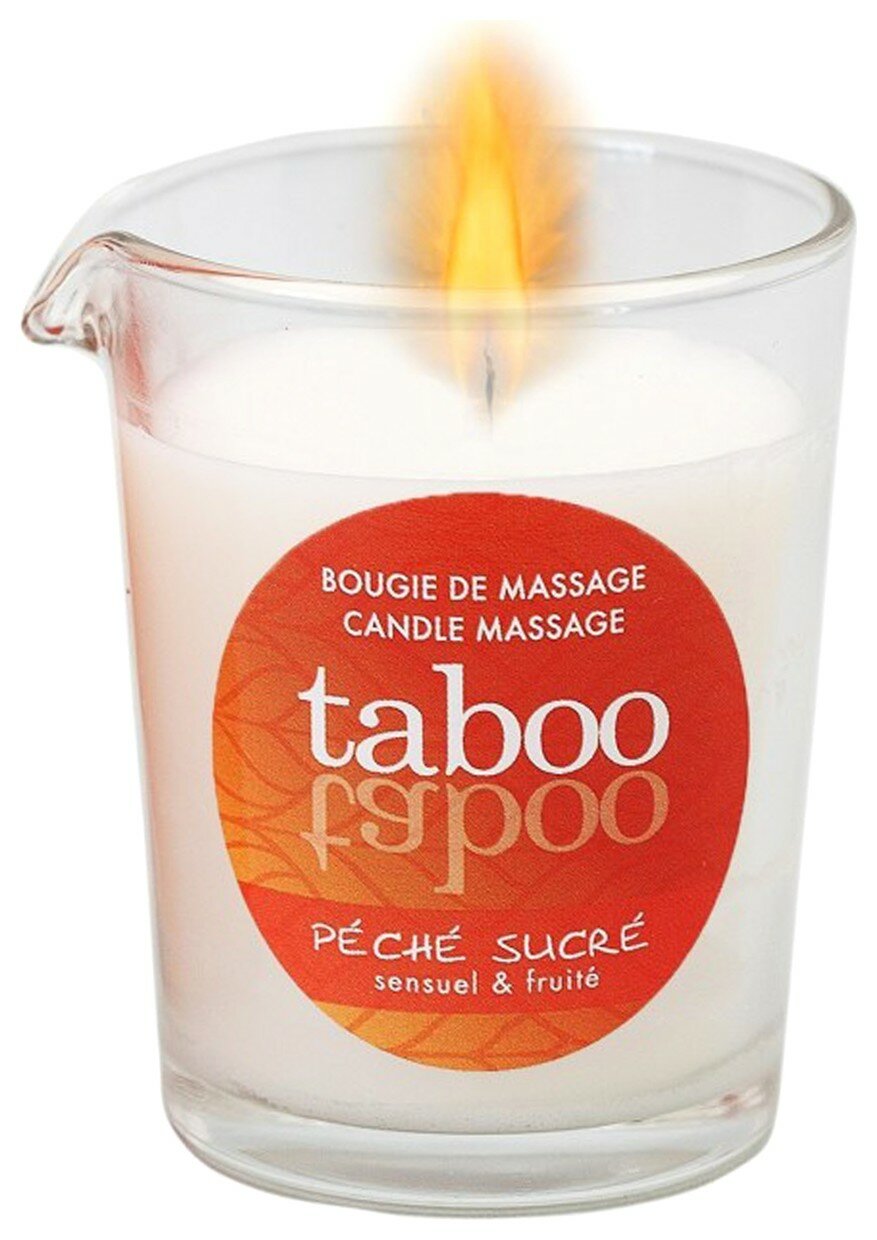 Массажное аромамасло с афродизиаками для женщин RUF Taboo Peche sucre 60 гр RUF