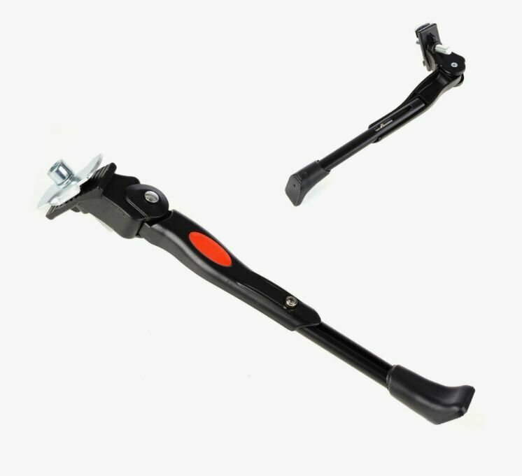 Подножка TRIX 24-29", алюминиевая, крепление центральное, регулируемая, черная