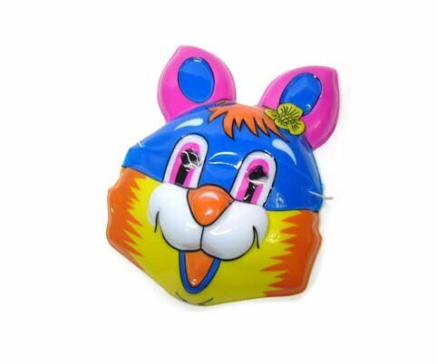 Новогодняя маска BU-173 "Заяц" пвх на резинке