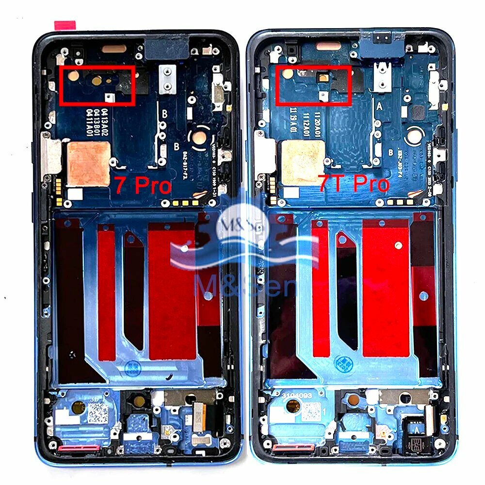 6,67 "оригинальный Super Amoled M & SenFor OnePlus 7 Pro ЖК-экран + сенсорная 7 Pro 7T Pro NoFrame