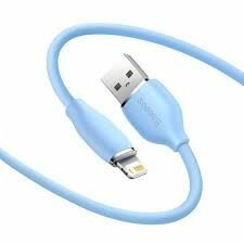 Usb Кабель-зарядка Lightning Baseus Jelly Liquid Silica Gel 2.4A 1.2м (CAGD000003) синий, 19982