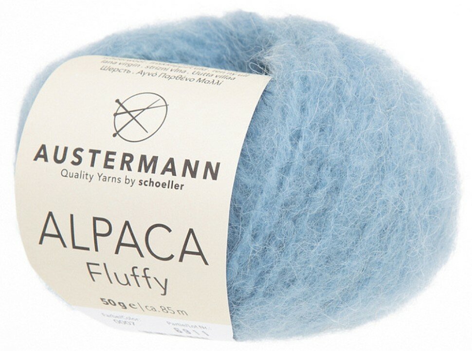 Пряжа Austermann 98321 Alpaca Fluffy 50 г 85 м #0007