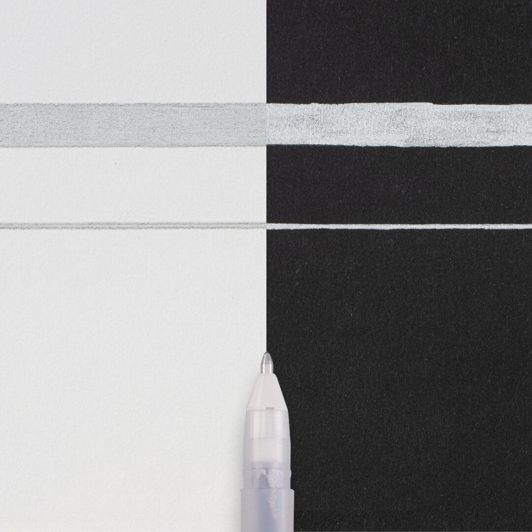 Sakura Ручка гелевая Metallic Серебро