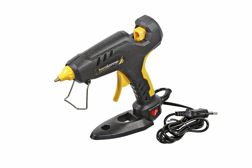 Пистолет клеевой HANSKONNER HGG1160 Потребляемая мощность - 140 Вт Тип инструмента - Сетевой Напряжение - 220 В