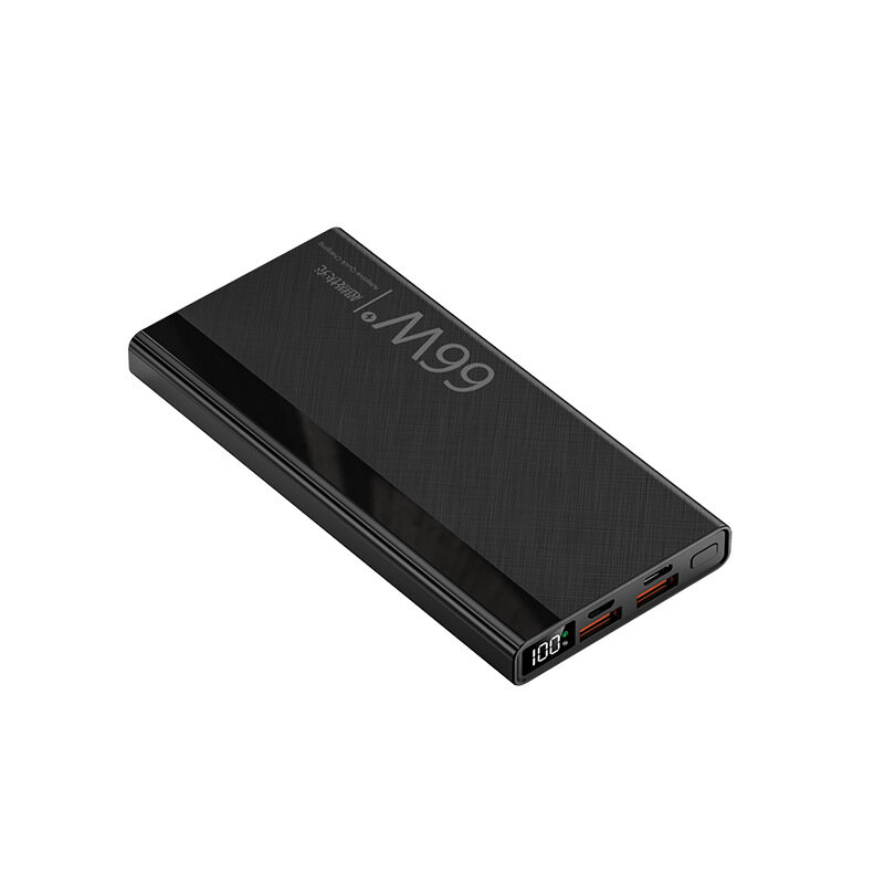 Портативное зарядное устройство с супербыстрой зарядкой 66 Вт и встроенным кабелем, емкость 20000 мАч, подарочный мобильный источник питания, оптовая продажа с нанесением логотипа.