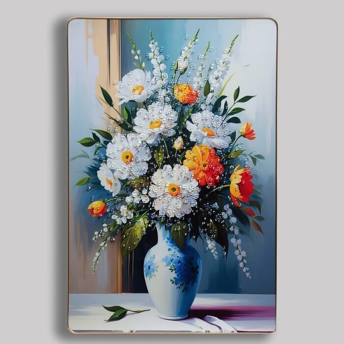 Картина акрил "Цветочная композиция" 60х39,5 см 10701167