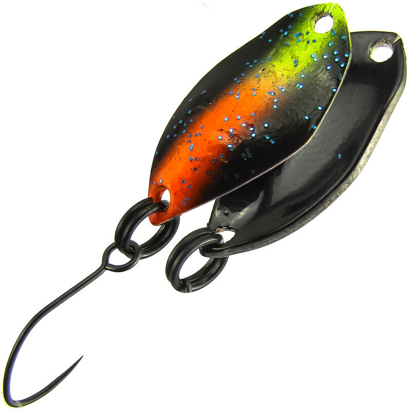 Блесна из латуни на форель, покрыта золотом и серебром RB Мебиус Blade 1,2гр - 422