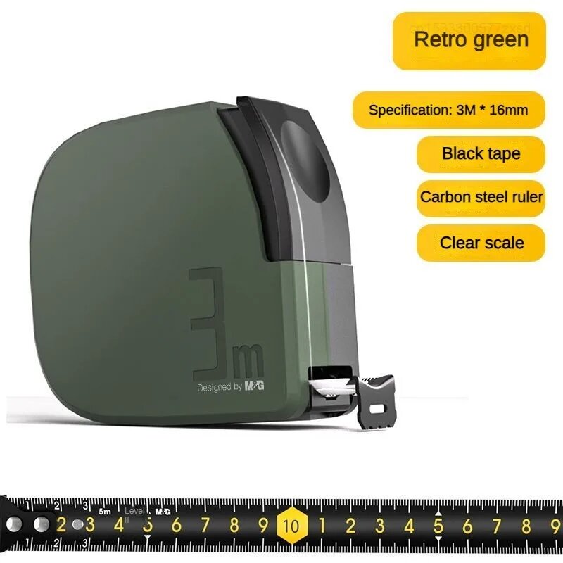 MIJIA Измерительная рулетка 3/5 м Green 3mx16mm