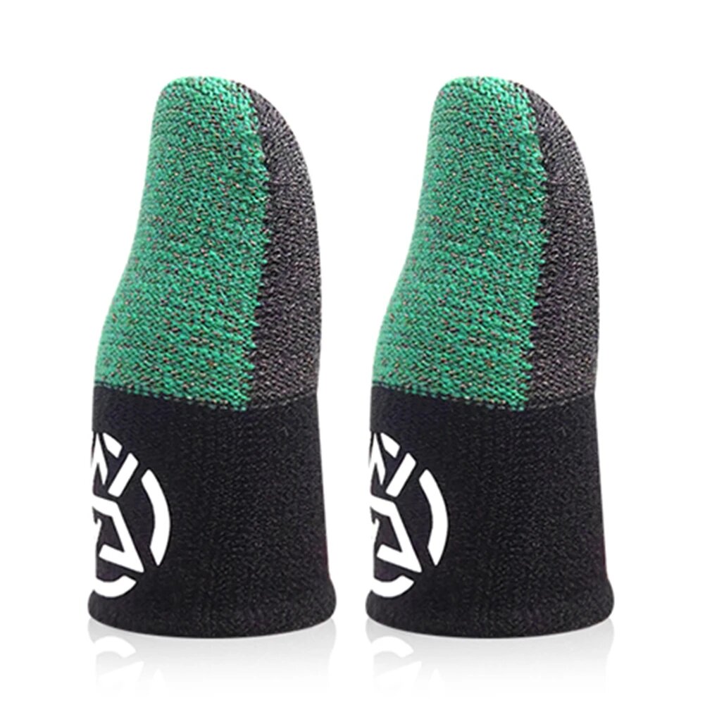 2 шт, игровые напальчники с защитой от пота, напальчники для большого пальца, ультратонкий чехол для сенсорного экрана, аксессуары для мобильных игр PUBG