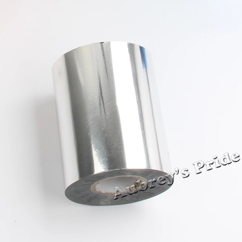 Фольгированная бумага для горячего тиснения Suruech 80ммx120M Серебряный, Silver