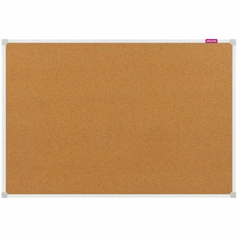 Доска пробковая Attache, 100х150 см, алюминиевая рама