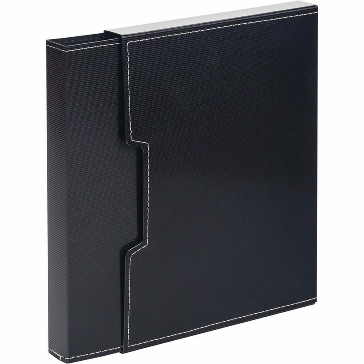 Папка файловая 100 вкладышей в коробе (А4, полипропилен) черная