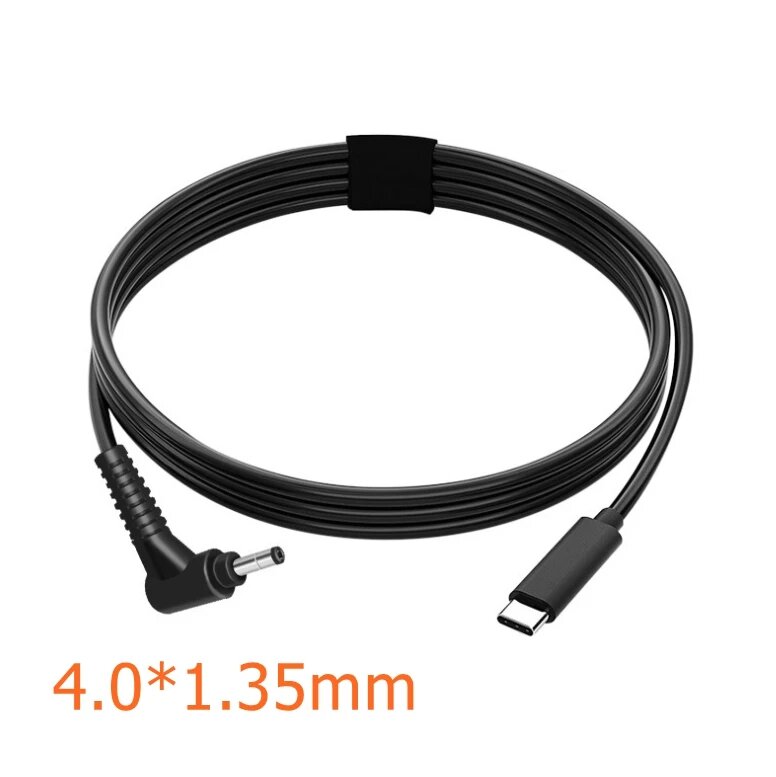 QinMSY Кабель USB Type-C PD 65 Вт для ноутбука 4.0x1.35mm